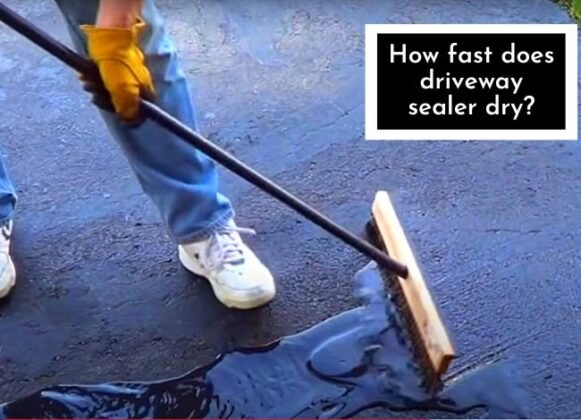 How fast does driveway sealer dry?